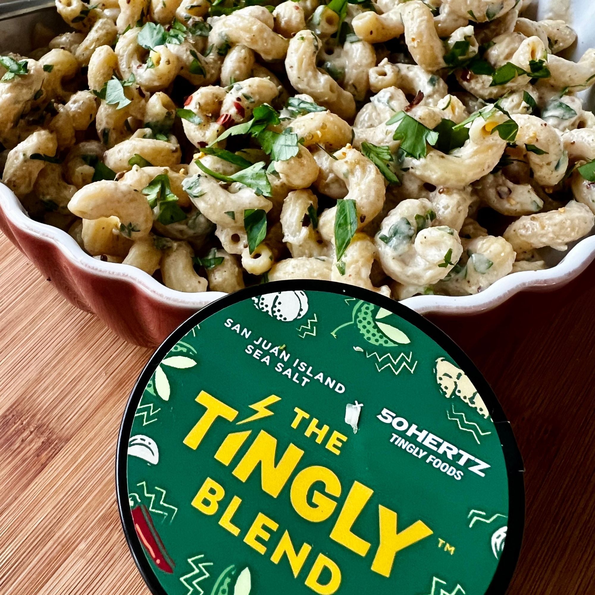 Tingly Tahini Pasta – 50Hertz Tingly Foods