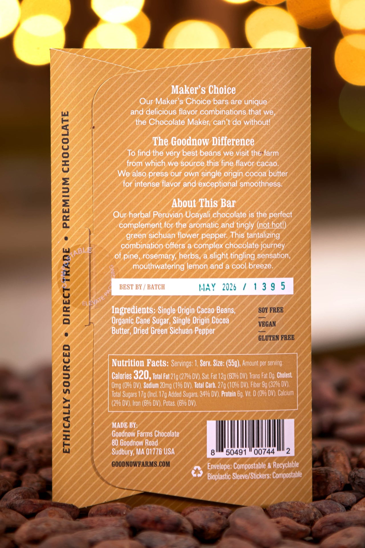 Herbaceous Green Tingly Dark Chocolate (50Hertz x Goodnow Farms ...