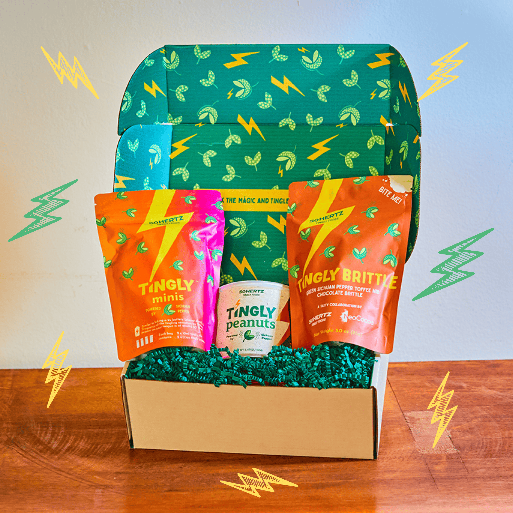 Tingly Gift Box – 50Hertz Tingly Foods