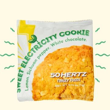 Tingly Sichuan pepper Adobo Chocolate Chip Cookies – 50Hertz Tingly Foods